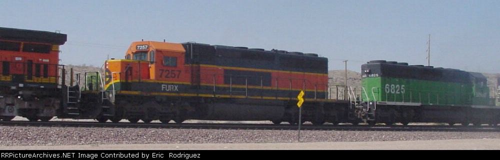 BNSF 7257 owned by furx lease on BNSF